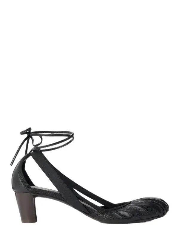 LEMAIRE 55mm Ballerinas In Goat Leather - Black