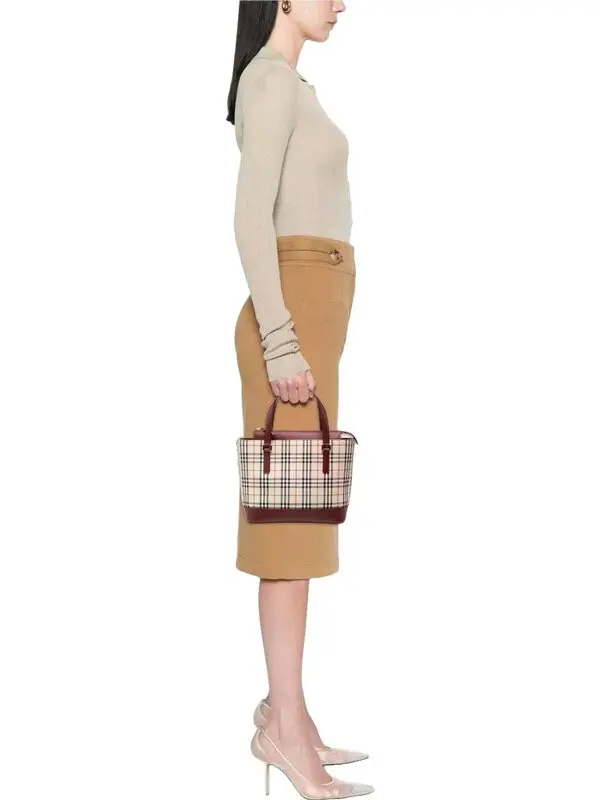 Burberry 2000-2017 House Check Canvas Tote Bag - Neutrals