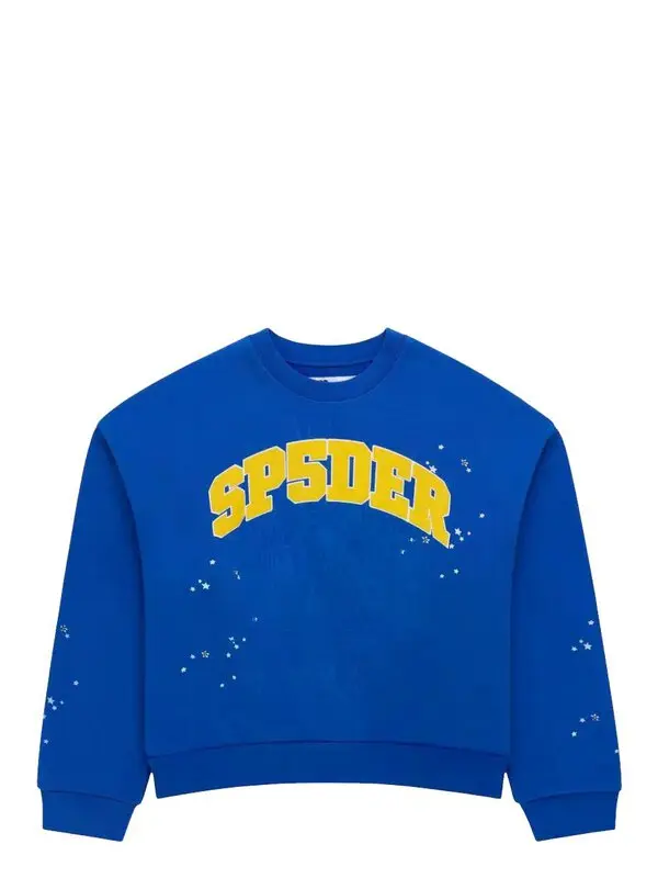 SP5DER Varsity Web Sweater - Blue