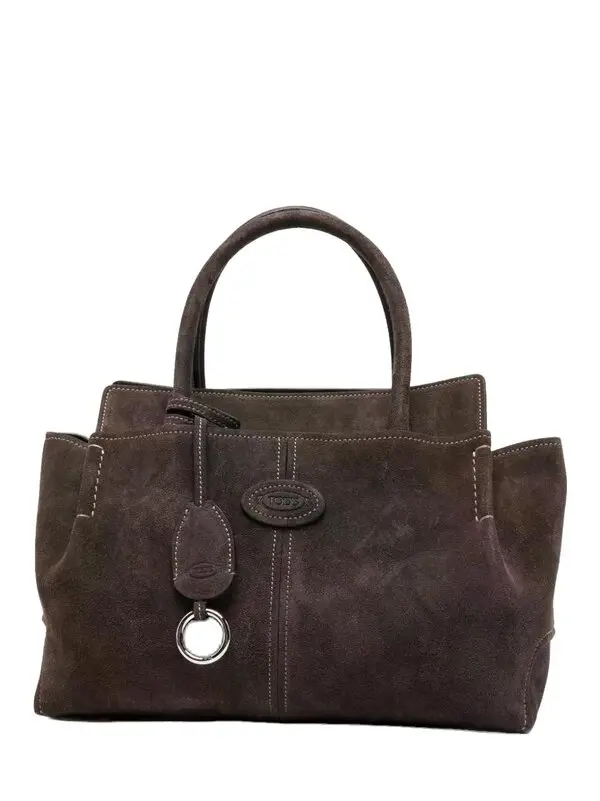TOD'S Suede Tote Bag - Brown