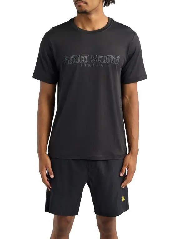 SANTO STUDIO Italia Tech T-shirt - Black