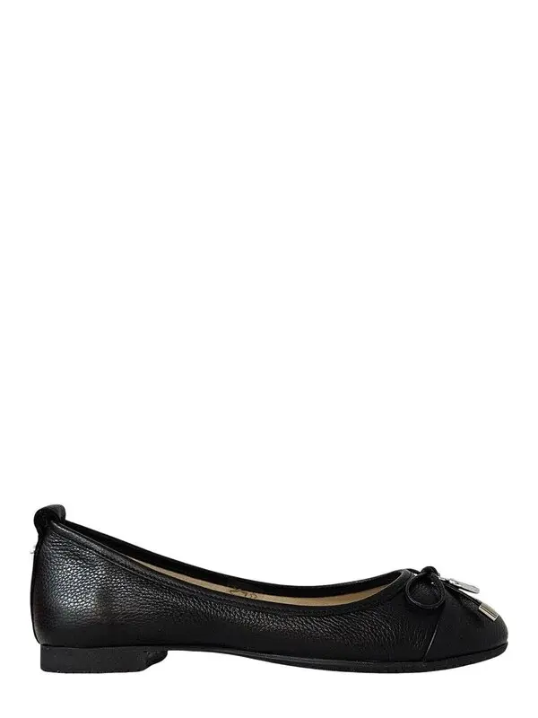 CAVALINHO Muse Ballet Leather Flats - Black/silver