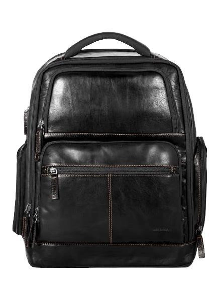 JACK GEORGES Voyager Large Tech Backpack - Black