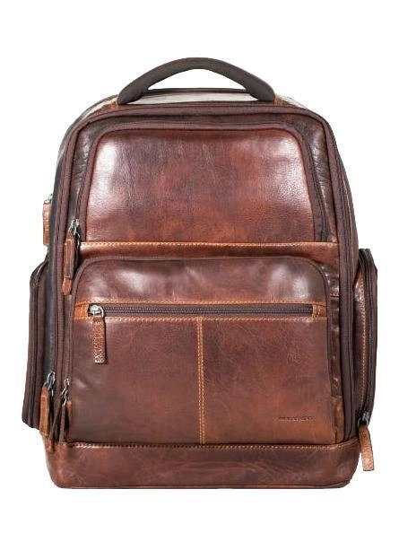 JACK GEORGES Voyager Large Tech Backpack - Brown
