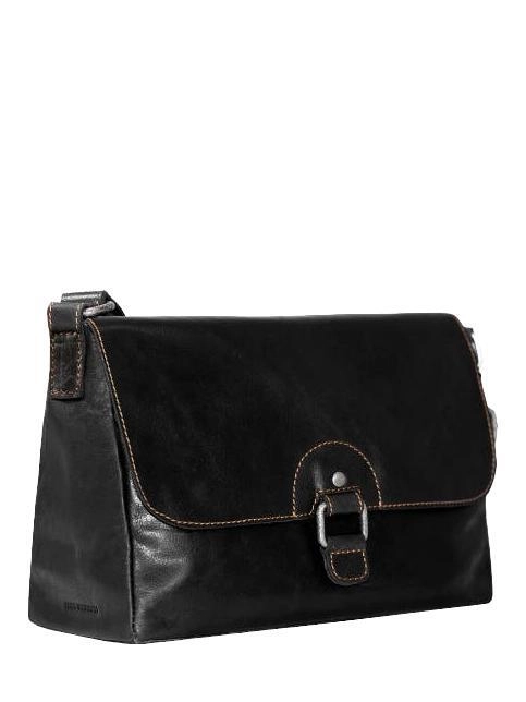 JACK GEORGES Voyager Olivia Crossbody Bag - Black