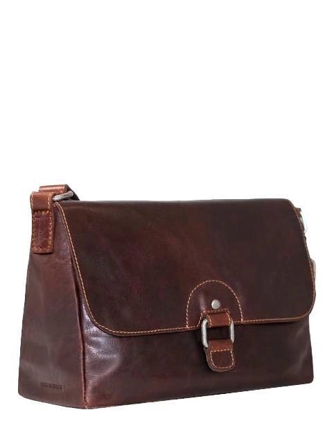 JACK GEORGES Voyager Olivia Crossbody Bag - Brown