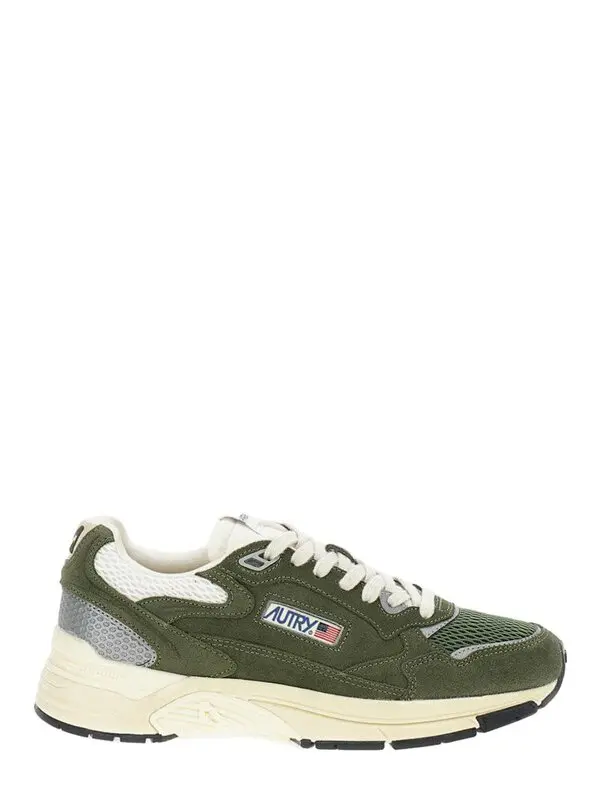 AUTRY Sneakers Hyperway Mesh & Suede - Verde