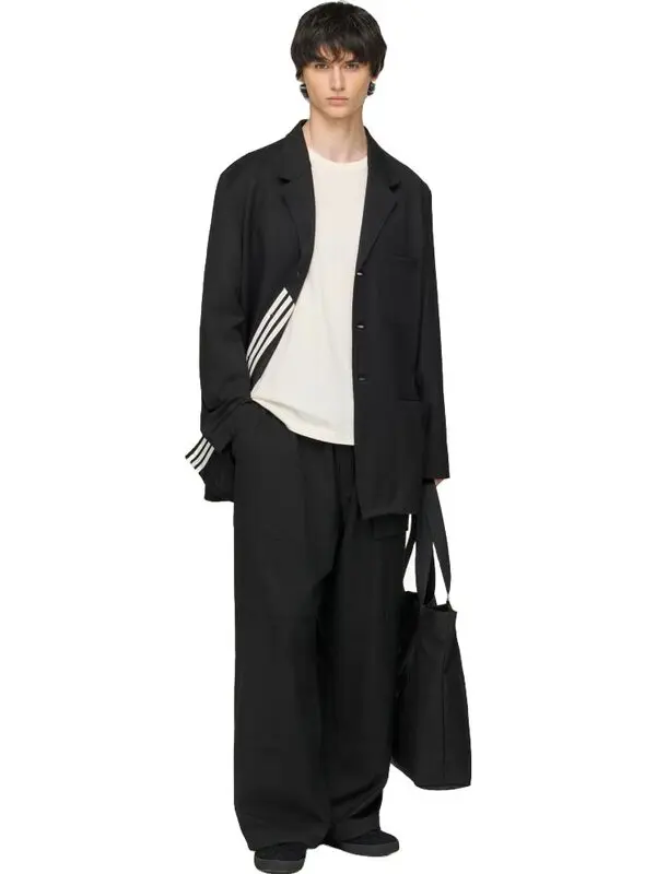 Adidas Y-3 Wool Chore Coat - Black