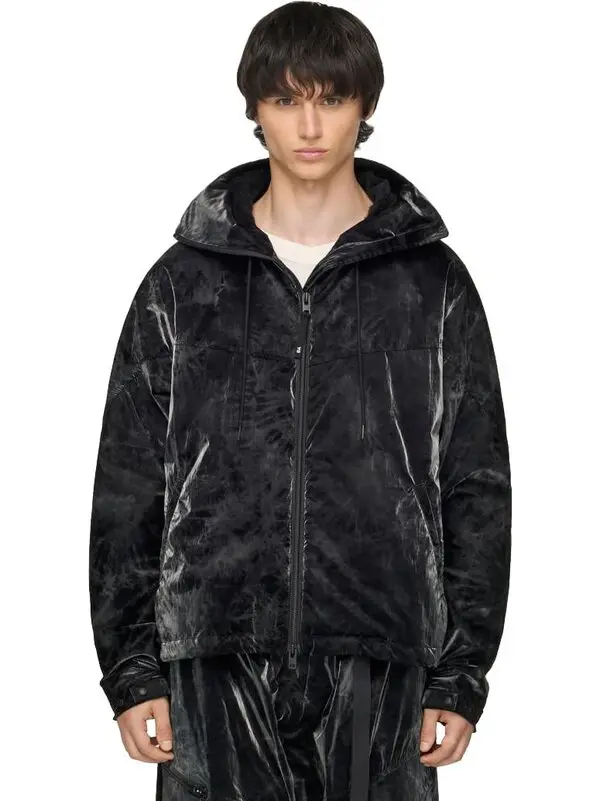 Adidas Y-3 Marble Nylon Windbreaker - Black