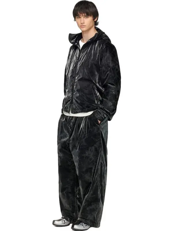 Adidas Y-3 Marble Nylon Windbreaker - Black