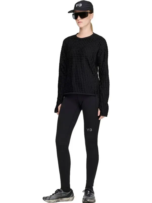 Adidas Y-3 Reversible Long Sleeve T-shirt - Black