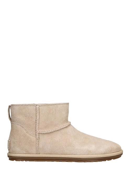 UGG Classic Mini Suede Ankle Boots - Beige