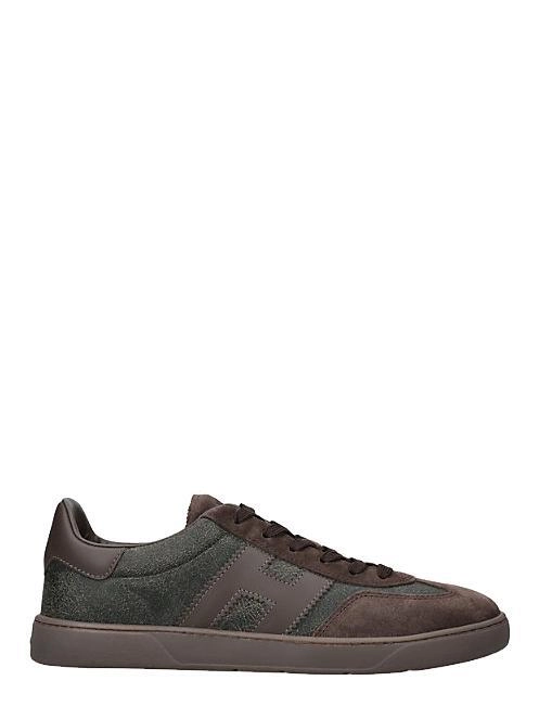 Hogan Suede Panel Trainers - Dk.brn Com