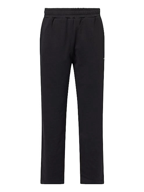 FIFA 1904 Stacked-logo Embroidered Cotton Jogging Bottoms - Black