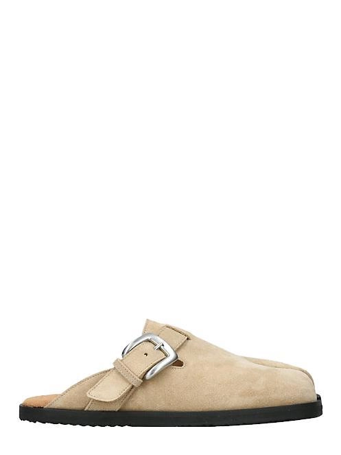 MAISON MARGIELA Tabi Suede Mules - Beige