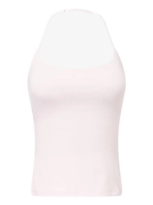 ADANOLA Ultimate Halter Cross Back Stretch-jersey Top - Cloud Pink