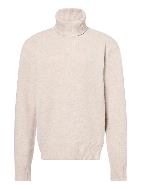 THE FRANKIE SHOP Gala Turtleneck Wool-blend Jumper - Light Beige