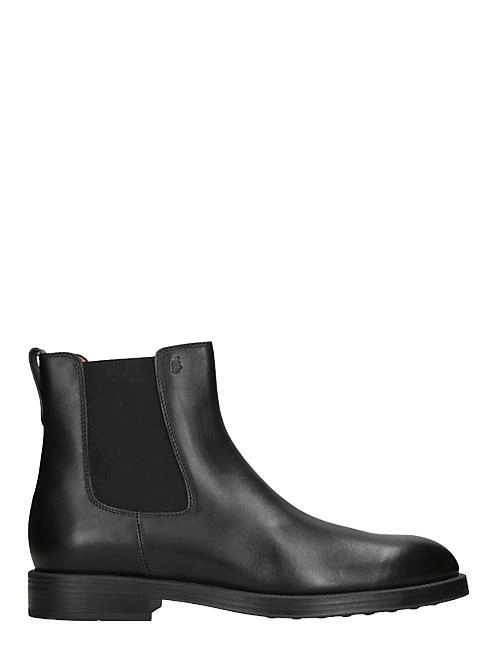 TOD'S Leather Chelsea Boots - Black