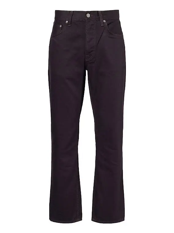 Nudie Jeans Rufus Straight-leg Denim Jeans - Everbrown