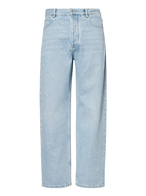 Bottega Veneta Bleached Wide-leg Denim Jeans - Light Bleach