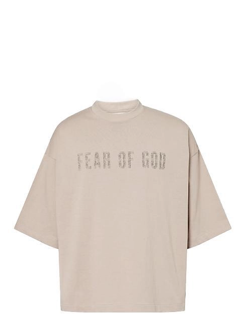 Fear Of God Merch Short-sleeve Cotton T-shirt - Seal