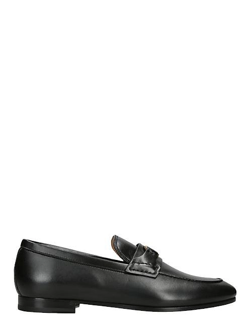 Valentino Garavani Vlogo Leather Loafers - Black