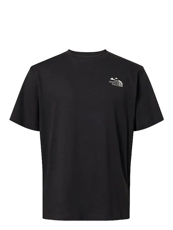 The North Face Natural High Society Graphic -print Cotton T-shirt - Tnf Black