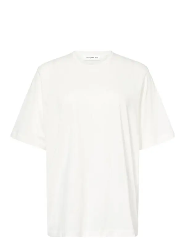 THE FRANKIE SHOP Harper Cotton-jersey T-shirt - Off White