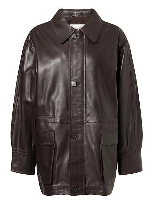 ARMA Maeve Leather Jacket - Coffee Bean