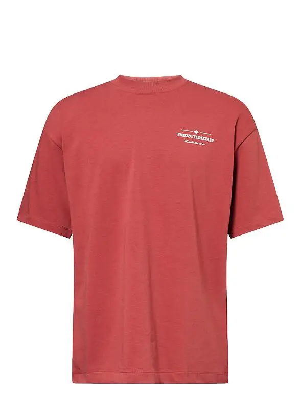 THE COUTURE CLUB Copyright Graphic Cotton T-shirt - Redwhite