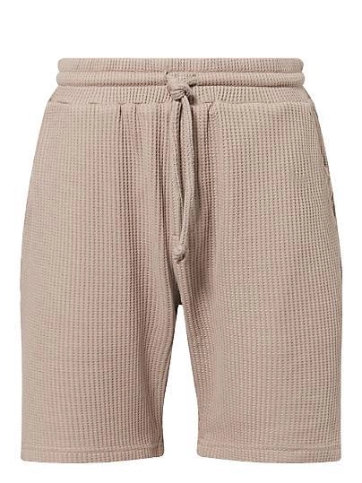 ARNE Relaxed-fit Waffle Cotton Shorts Xxl - Taupe