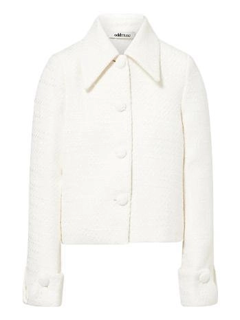 Oddmuse Tailored Fit Bouclé Jacket - White