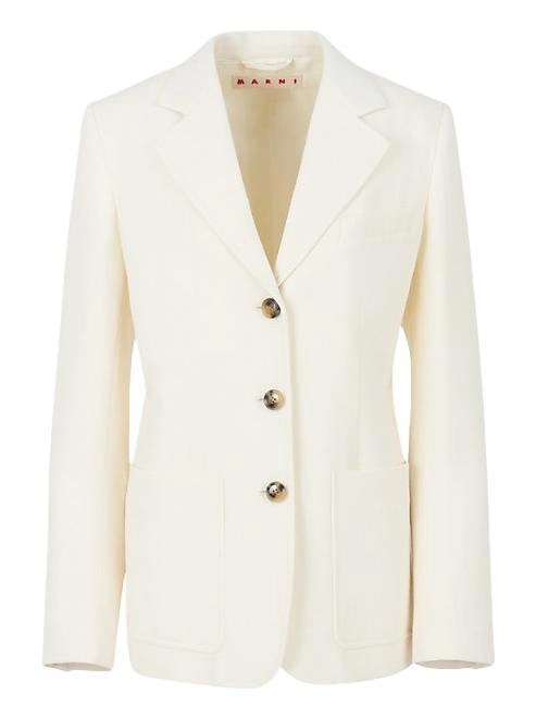 Marni Wool Crepe Single-breasted Blazer - 00w03