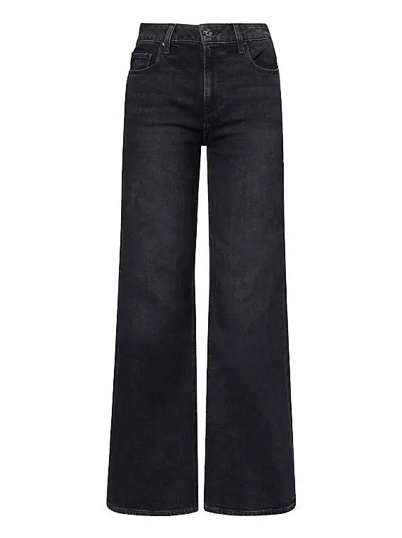 Paige Sofia Flared-leg Denim Jeans - Solstice Black