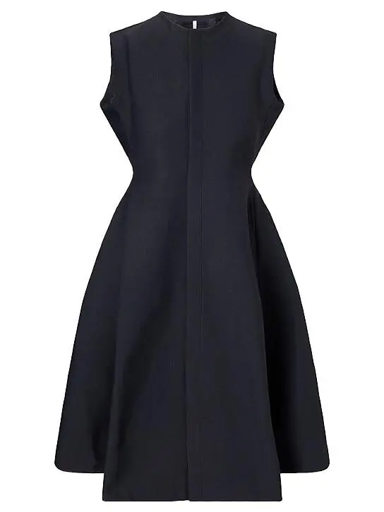 CFCL Woven Midi Dress - Black