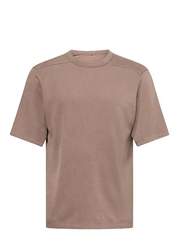 Rick Owens Brad Short-sleeve Cotton T-shirt - Dust