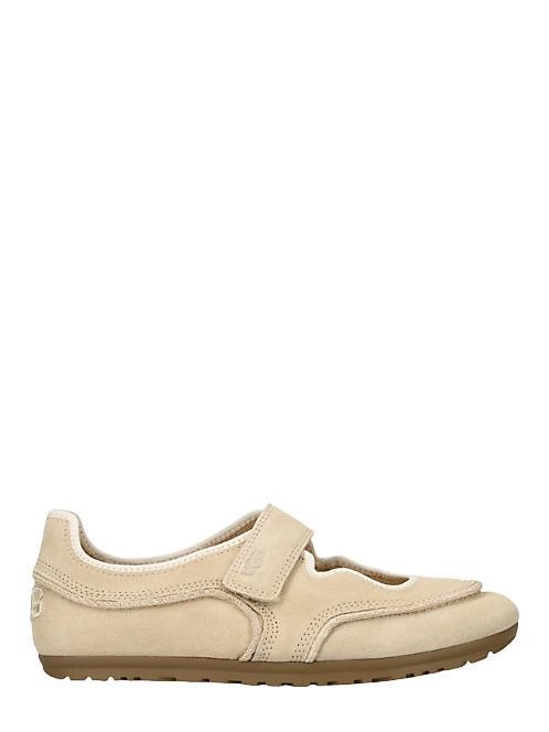 UGG Quill Mary Jane Suede Trainers - Beige