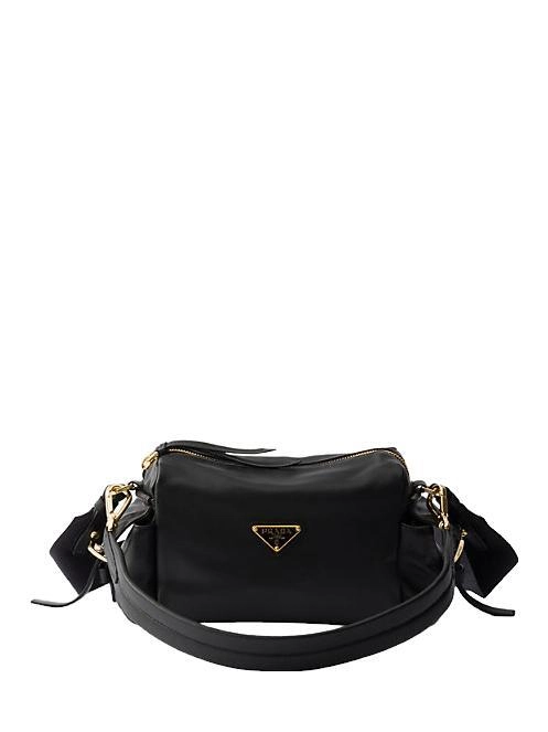 Prada Explore Leather Cross-body Bag - Black