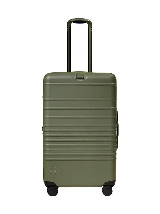 BEIS The Medium Check-in Roller 4-wheel Suitcase 71.5cm - Olive