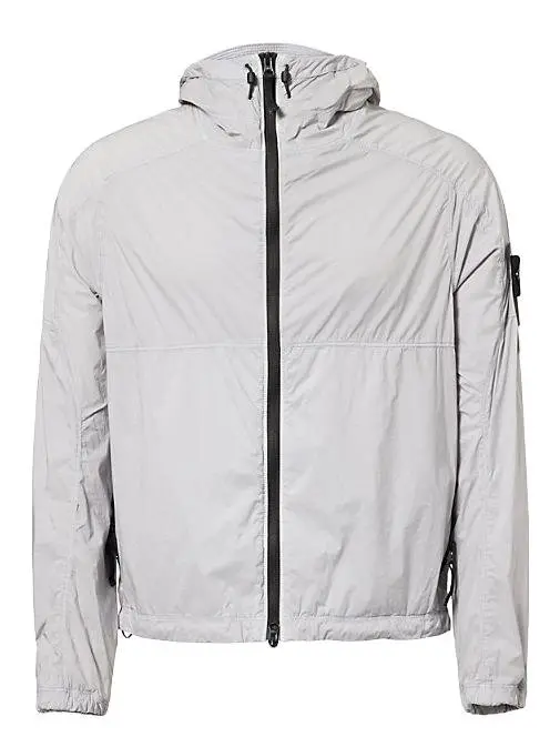 Stone Island Ultralight Hooded Woven Jacket - Ash Grey