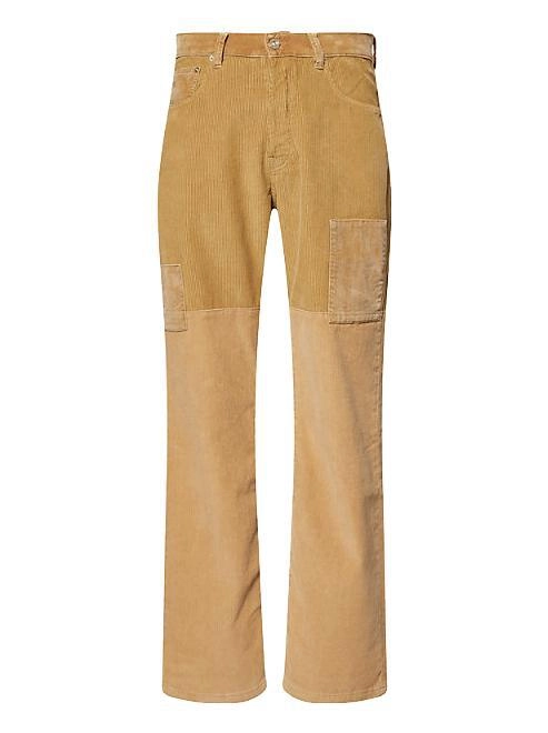 WALES BONNER Sissoo Straight-leg Cotton-corduroy Trousers - Camel