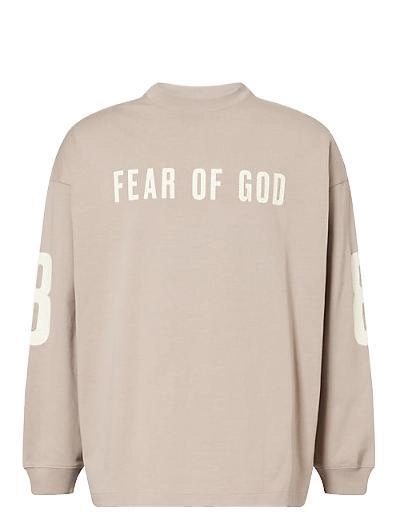 Fear Of God Merch Long-sleeve Cotton T-shirt - Seal