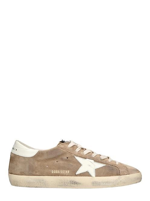 GOLDEN GOOSE Super Star Suede Trainers - Beige Oth