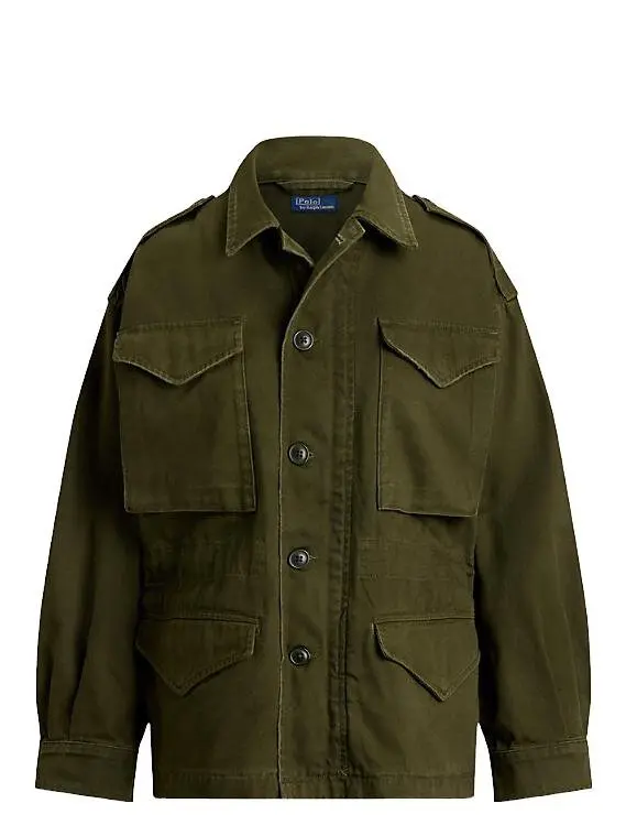 Polo Ralph Lauren Four-pocket Cotton-twill Jacket - Dark Loden