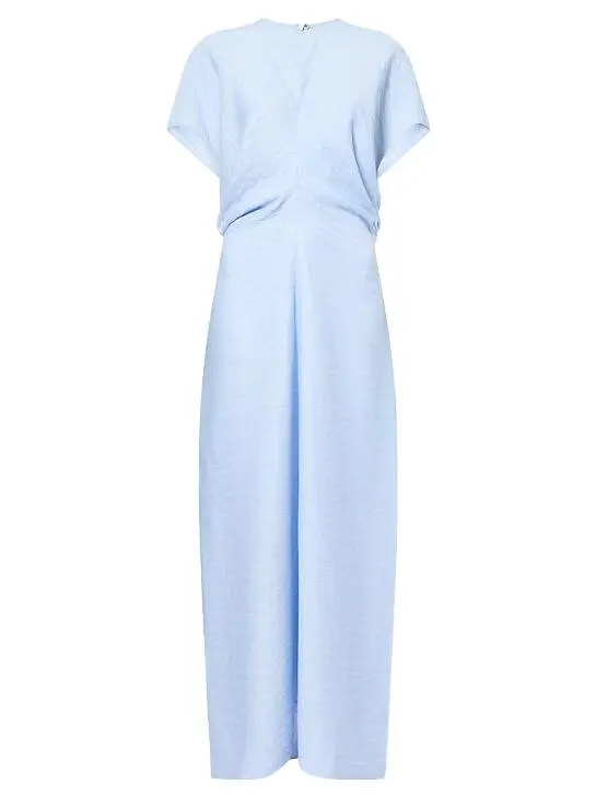 TOTEME Woven Maxi Dress - Sky