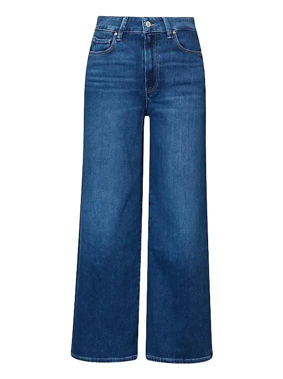 Paige Vanessa Wide-leg Ankle-crop Jeans - Beachline