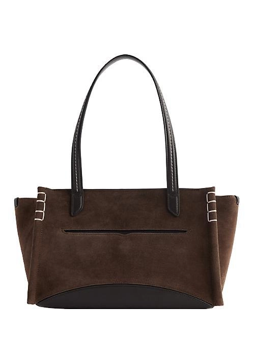 JW Anderson Suede Elongated Tote Bag - Brown