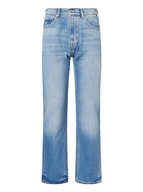 7 For All Mankind Easy Straight-leg Cotton Denim Jeans - Mason