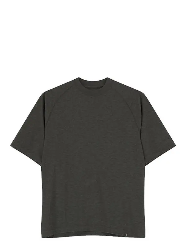 Boggi Milano Mélange B Tech Piqué-cotton T-shirt - Green