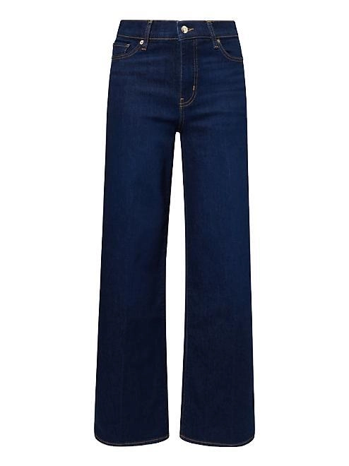 FRAME Le Slim Palazzo Stretch-denim Jeans - Fairway
